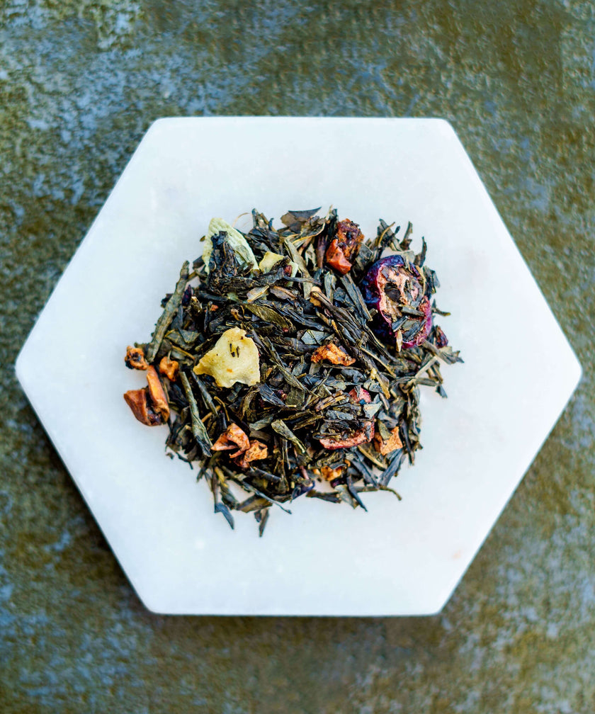 Sencha Sweet Raspberry Specialty Tea - Guillam Coffee House