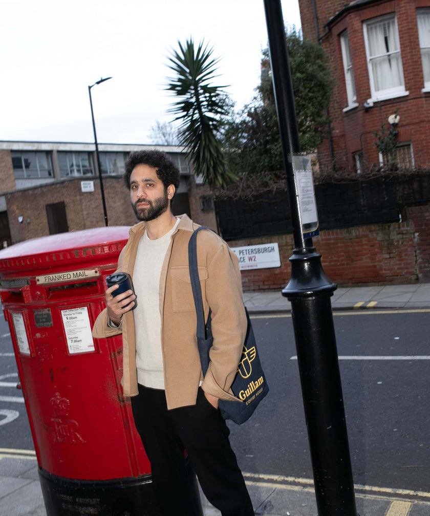 Lightweight Navy Tote Bag - Guillam - Guillam Coffee House